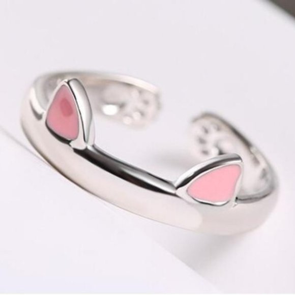 Accessories | Cute Pink Cat Ears Ring 5 Girls Accessories | Poshmark